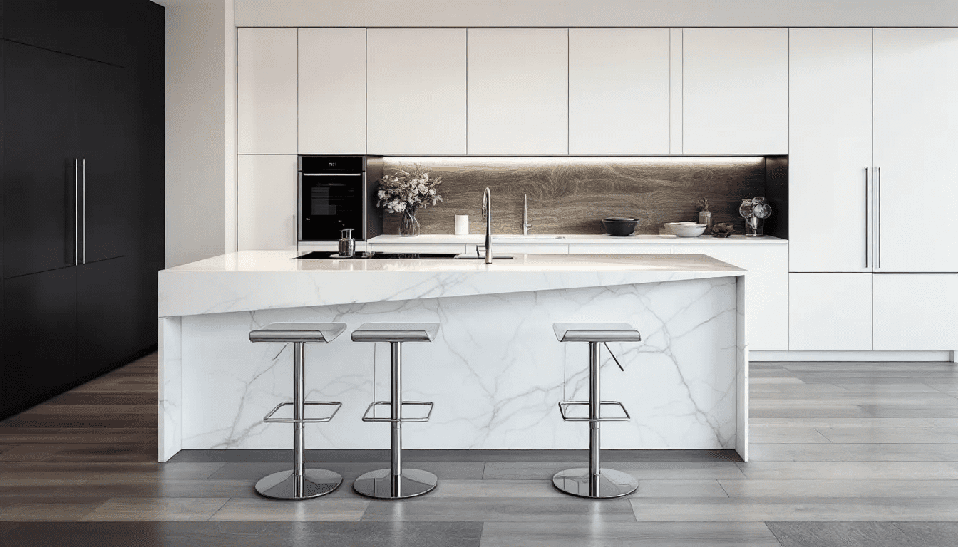 What are Waterfall Countertops?